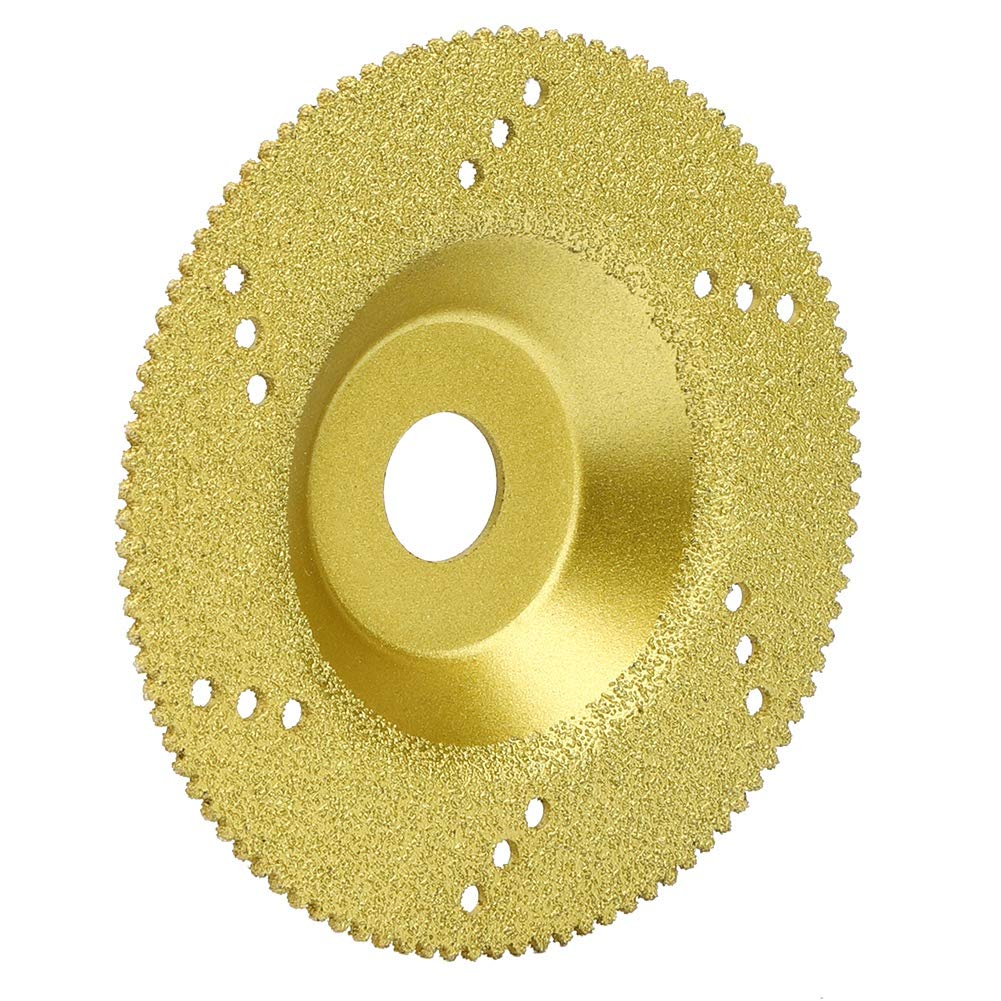 3.9" Diamond Grinding Disc, All Purpose Segmented Rim Diamond Blade for Cutting Rebar, Cast Iron, Concrete, Pavers, Tile, Granite, Laminate