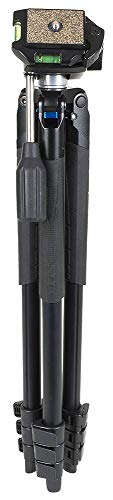 SLIK Sprint PRO III Travel Tripod EZ w/SH-707E 2-Way Head for Mirrorless/DSLR Sony Nikon Canon Fuji Cameras and More - Black (611-853)
