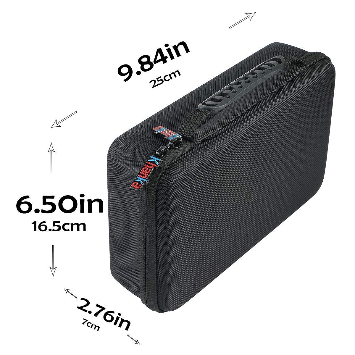 khanka Hard Battery Organizer Storage Box, Carrying Case Bag Holder - Holds 116 Batteries AA AAA C D 3V 9V with Battery Tester (BATTRIES are NOT Included.)