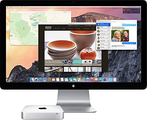 Apple Mac mini, 2.6GHz Intel Core i5 Dual Core, 8GB RAM, 1TB HDD, Mac OS, Silver, MGEN2LL/A (Newest Version) (Renewed)