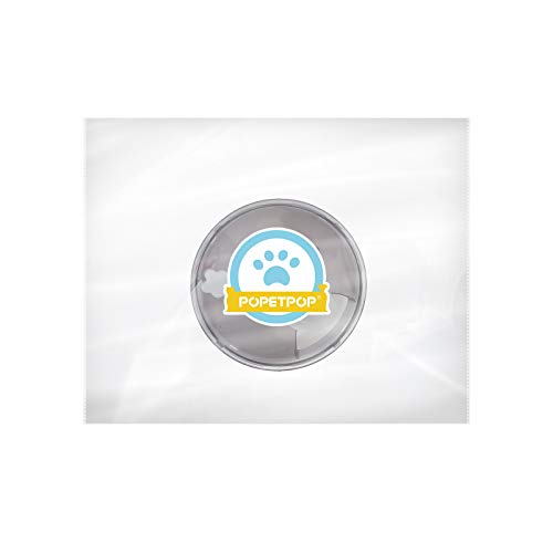 POPETPOP Hamster Sand Bath - Thicken Plastic Sand Bathtub Container with Scoop Hamster Sandbox Pet Bathroom Bath Sand Room Sauna Toilet for Rat Mice Syrian Hamster