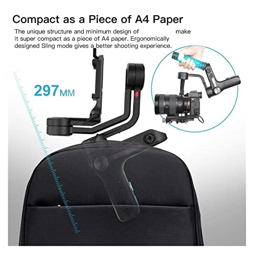 Action Camera Stabilizer Weebill S DSLR Gimbal Stabilizer for DSLR & Smartphone Handheld Gimbal for Outdoor Video Recording