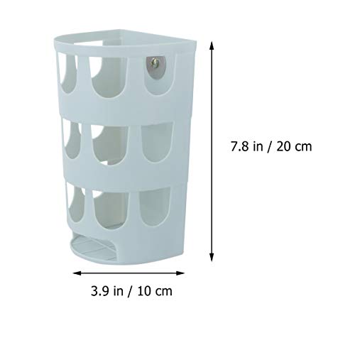 POPETPOP Hanging Rabbit Hay Rack Feeder - Plastic Fixable Small Pet Food Container, Less Wasted Rabbit Caged Hay Rack Manger for Hamster/Guinea Pig/Chinchilla/Small Animals/Bird