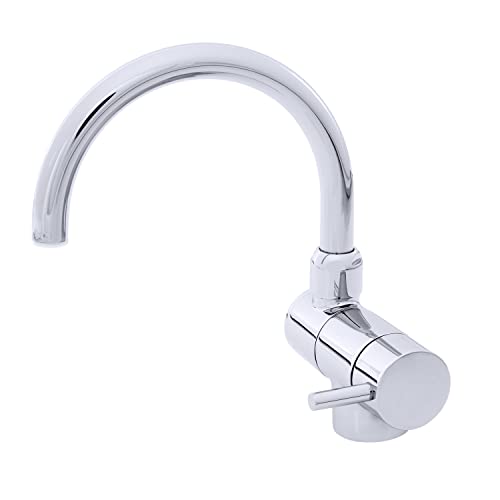 Ambassador Marine Elite "Arc" Spout Folding Tap, Chrome