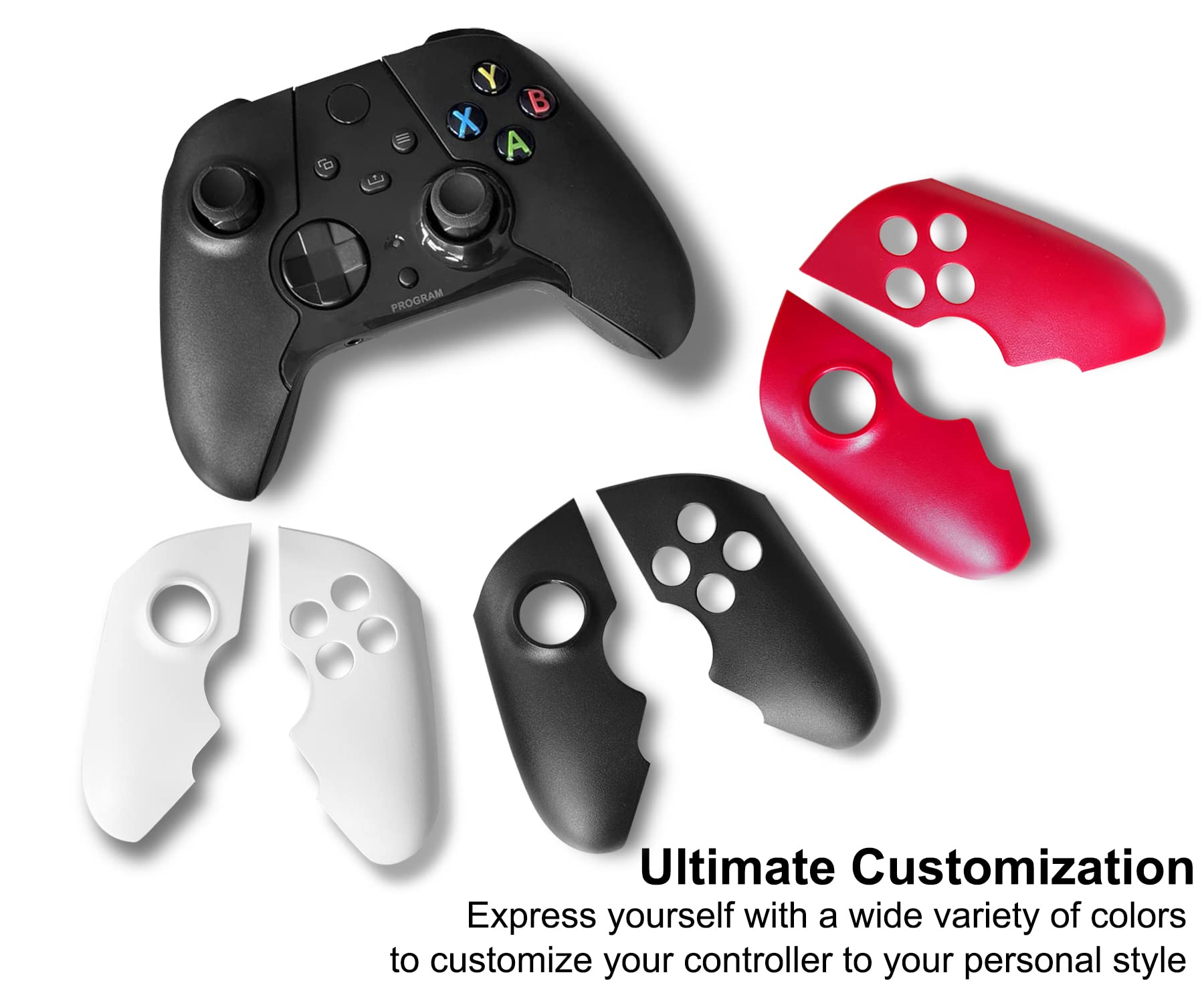 ALIENERGY Wireless Performance Controller for Xbox One & Xbox Series X|S, Remappable Scuffed Paddles/Built-In Battery/Better Grip/Vibration Motors/3.5mm Audio Jack Supported (Black)