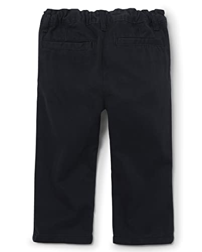 The Children's Place Baby Boys and Toddler Boys Chino Pants, Flax/New Navy, 2T