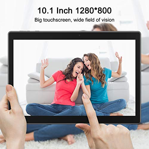 Winsing Android Tablet 10 Inch with 32GB Storage, 1280x800 IPS Touchscreen, Long Battery Life, Support Microsoft Office Software, Wi-Fi, Bluetooth 4.2, Black