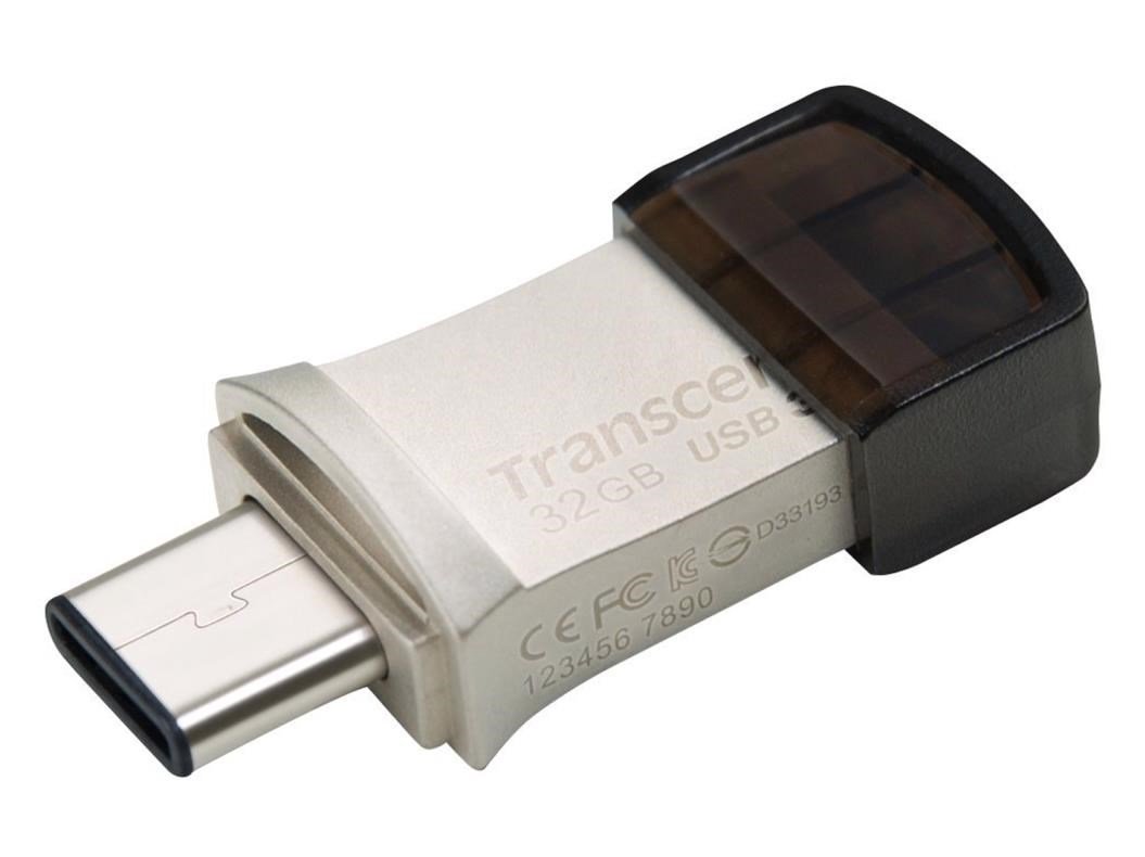Transcend TS32GJF890S 32GB Jetflash 890, Silver Plating