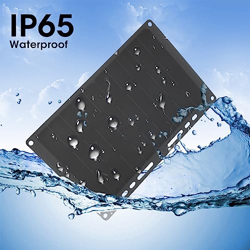 6V 10W Solar Panel, Monocrystalline Silicon Solar Panel, Portable Solar Charger, Solar Cell USB Solar Charger, IP65 Waterproof Outdoor Solar Charger, for Indoor Use and Outdoor Activities