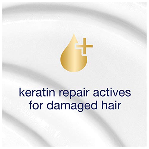 Dove Nutritive Solutions Strengthening Shampoo and Conditioner for Damaged Hair Intensive Repair Dry Hair Deep Formulas with Keratin Actives 12 oz, 2 Count