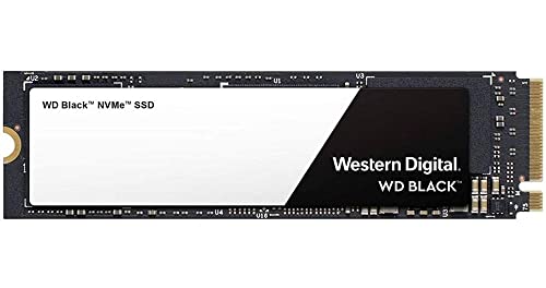 WD Black 250GB High-Performance NVMe PCIe Internal - M.2 2280, 8 Gb/s - WDS250G2X0C