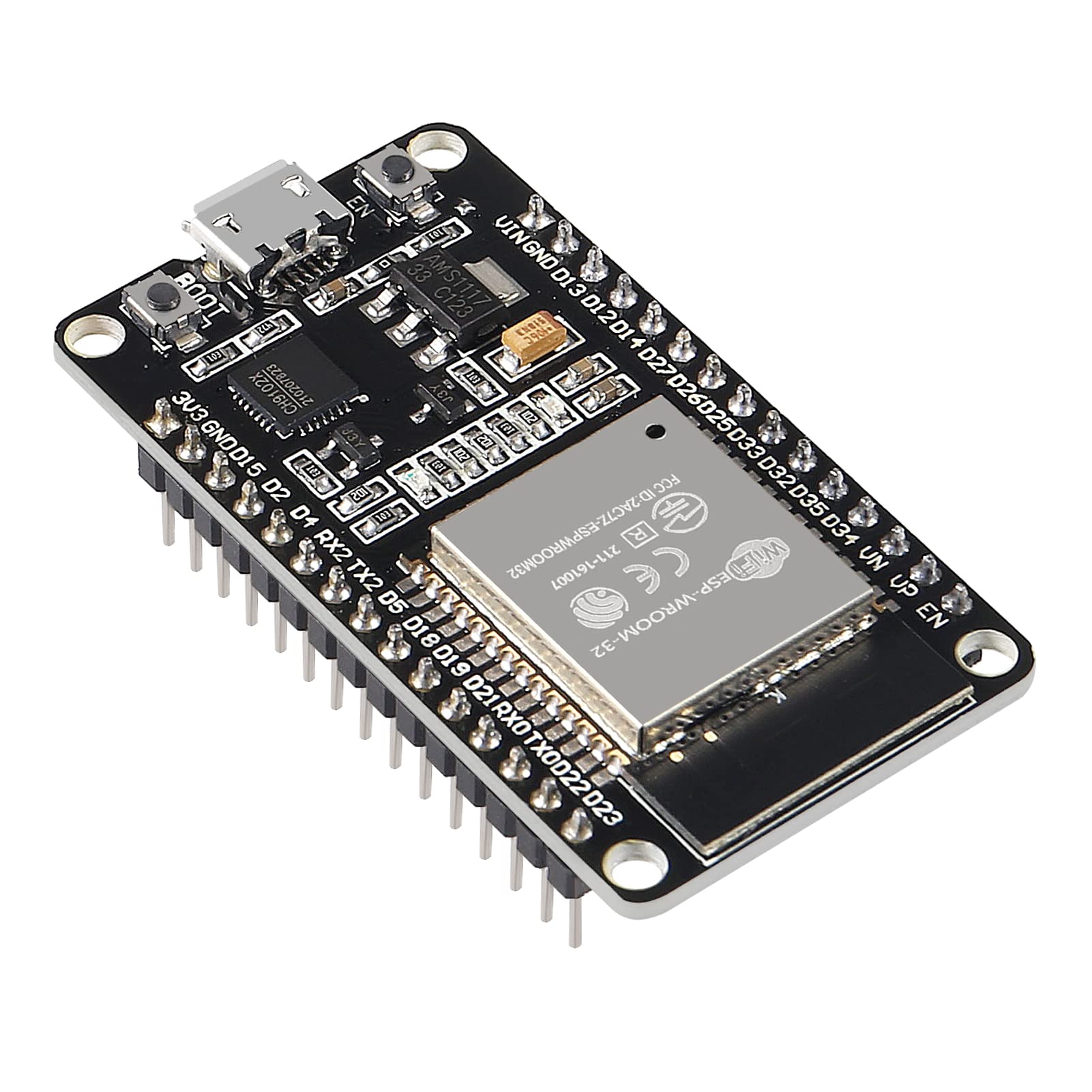 AITRIP 3PCS New CH9102X Chip ESP32 ESP-32 ESP-32S ESP-WROOM-32 Development Board CH9102X WiFi+Bluetooth Ultra-Low Power Consumption Dual Core for Arduino