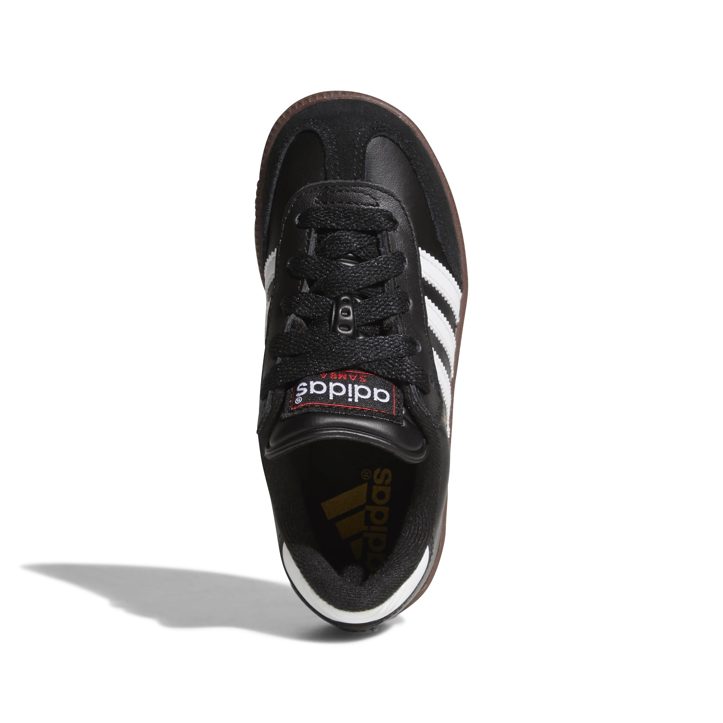 adidas Boy's Samba Classic Soccer Shoe, Black/White/Black, 5 Big Kid