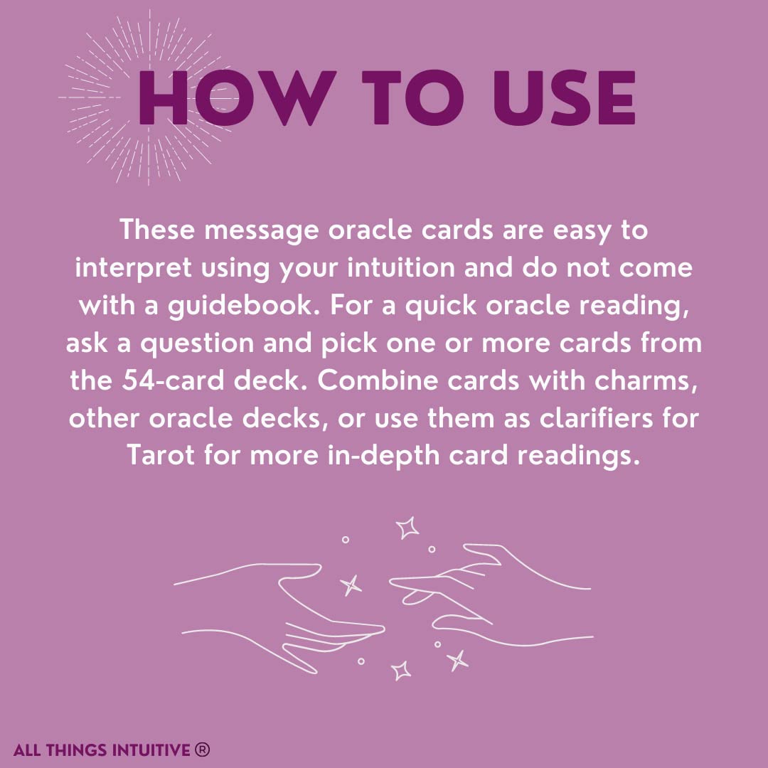 All Things Intuitive Messages of Closure Oracle Cards, Lost, Departed Loved Ones Oracle Card Messages, Indie