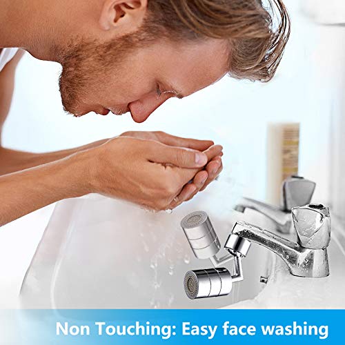 720 Degree Swivel Sink Faucet Aerator ,Swivel Sink Easy Install,for Face Washing, Gargle and Eye Flush