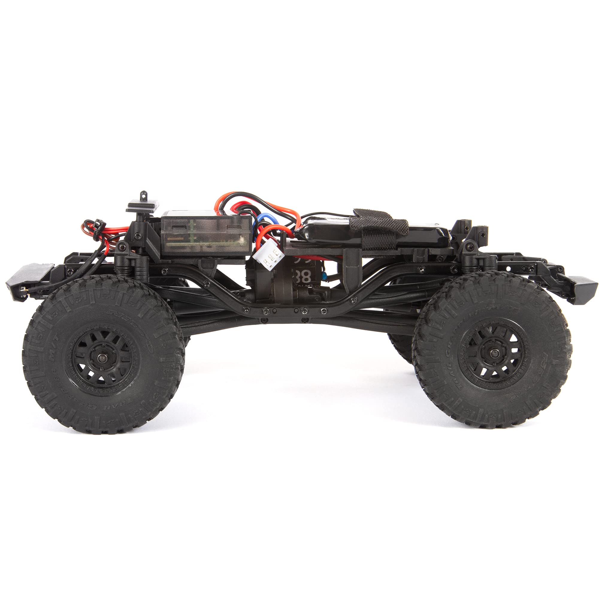 Axial RC Truck 1/24 SCX24 2019 Jeep Wrangler JLU CRC 4WD Rock Crawler Brushed RTR, White, AXI00002V2T1
