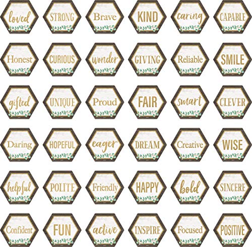 Teacher Created Resources Eucalyptus Positive Words Mini Accents (TCR8476)