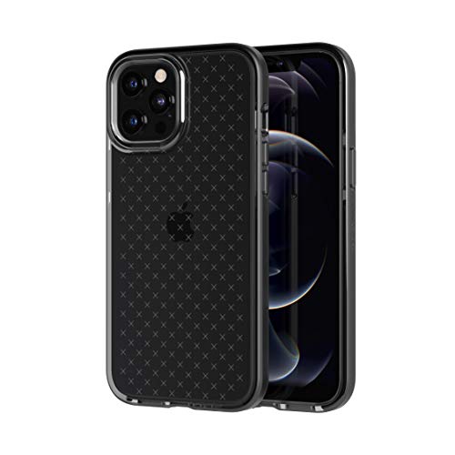 tech21 Evo Check Case for Apple iPhone 12 Pro Max with 12 ft Drop Protection, Smokey/Black