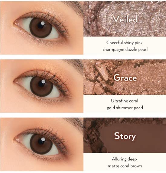 UNLEASHIA Glitterpedia Eye Palette NO.3 All of Coralpink