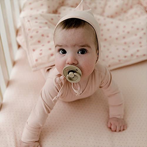 Ely's & Co. Baby Crib Bedding Sets for Girls β Perfect for Toddler Beds β 4 Piece Set Includes Crib Sheet, Quilted Blanket, Crib Skirt, and Baby Pillowcase β Pink Floral Design