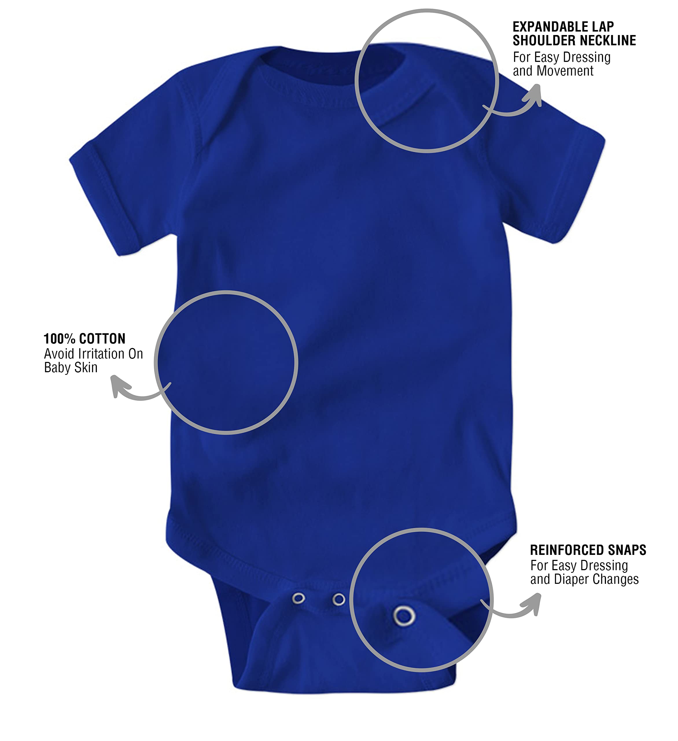 TEEAMORE Custom Bodysuits for Baby Personalized Bodysuit Design Your Own Add Your Text Image Black