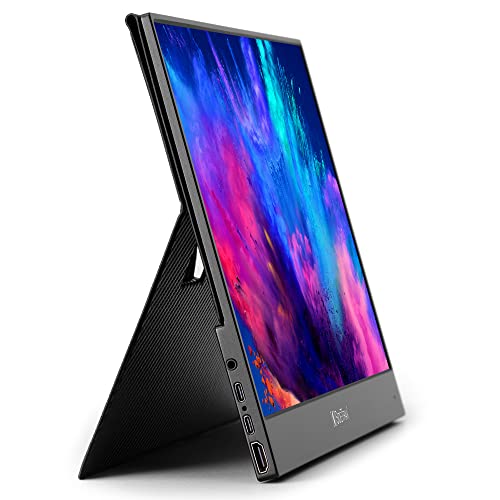 SideTrak Solo 15.6” 4k Portable Monitor for Laptop | Freestanding Ultra HD LED Anti-Glare USB Laptop Dual Screen | Compatible with Mac, PC, & Chrome | Powered by USB-C or Mini HDMI
