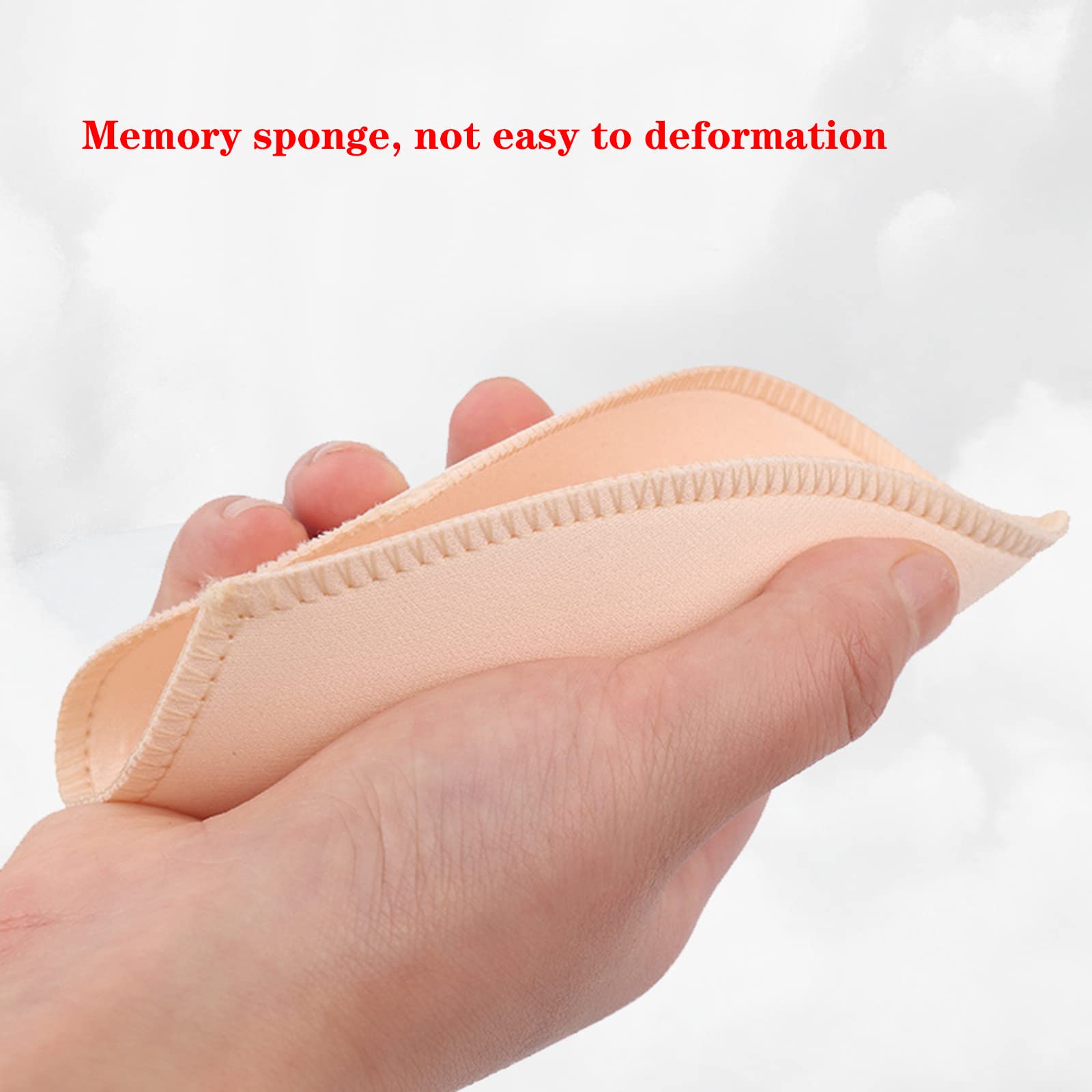 30 Pairs Bra Pads Inserts Removable Breast Enhancers Inserts Triangle Sponge Bra Pads