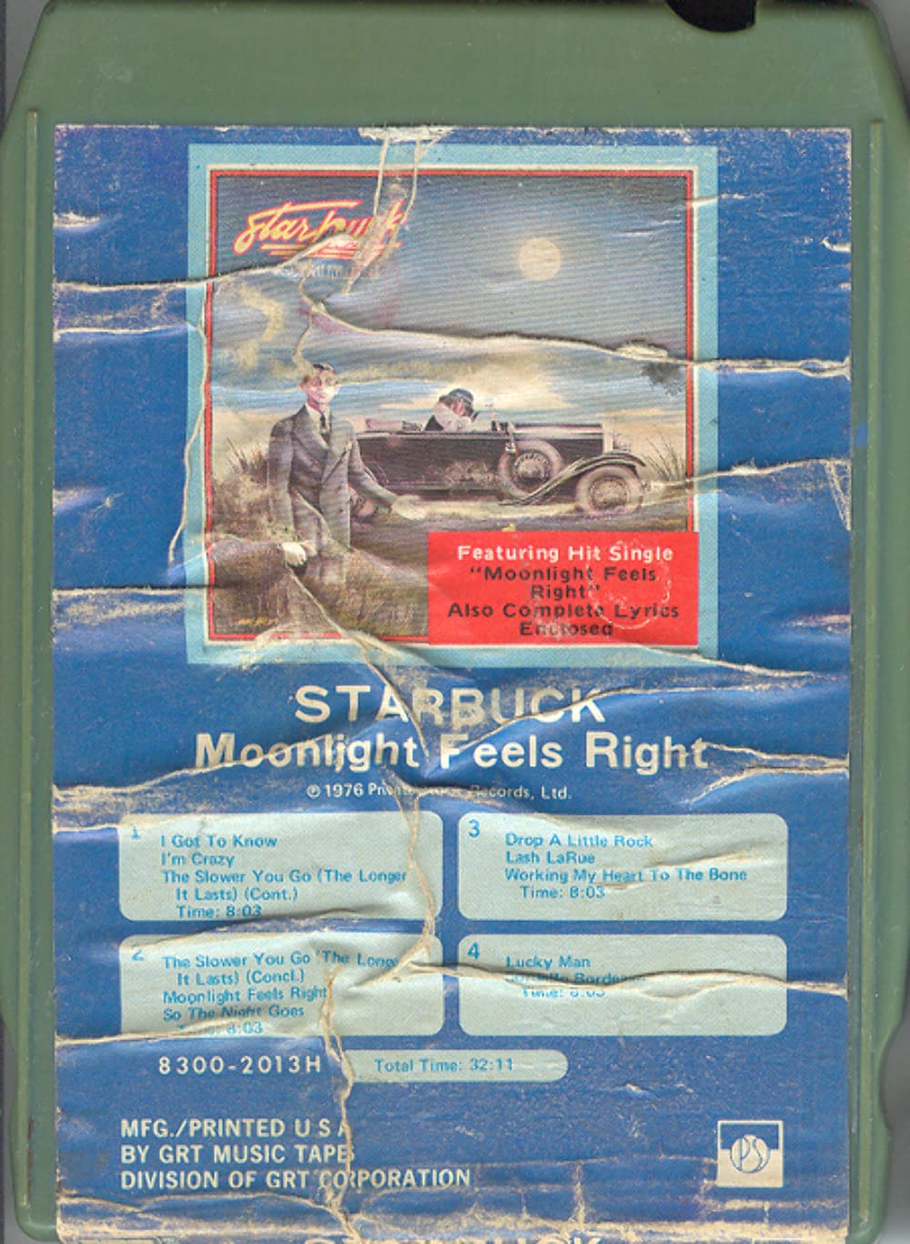 STARBUCK: Moonlight Feels Right -29236 8 Track Tape