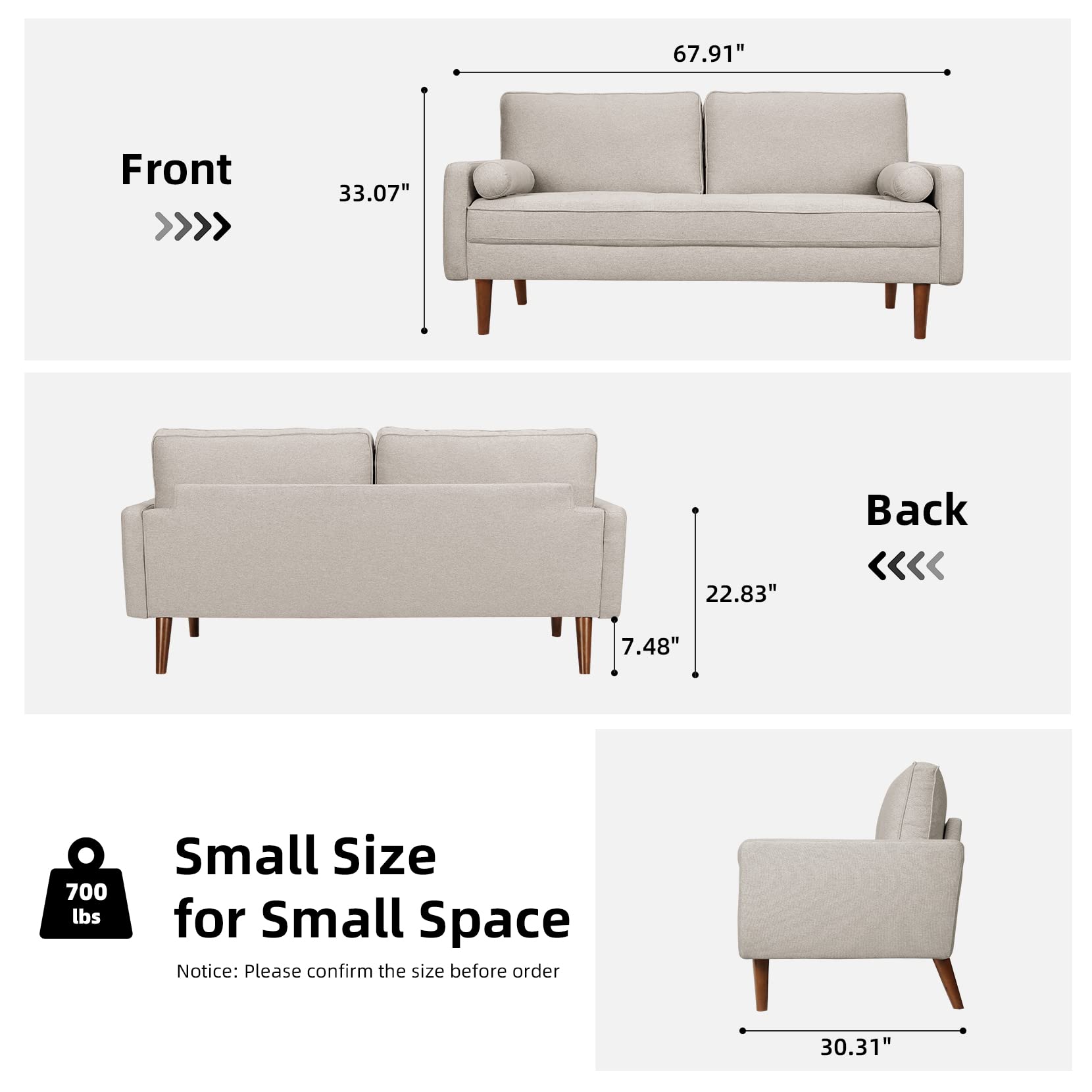 Koorlian beige couches Sofas, One size