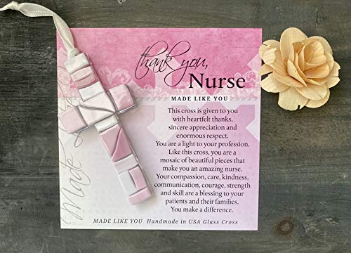 Thank You Gift for Nurse - Cross with Thank You Message- Nurses Appreciation Week Gift/Best Nurse Gift