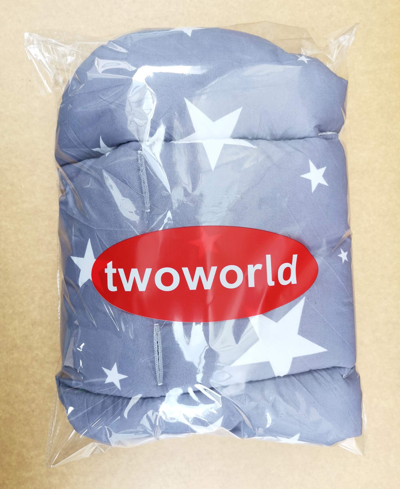twoworld High Chair Cushion, 1Pack Large Thickening Baby High Chair Seat Cushions Liner Mat Pad Cover Breathable (Blue Star)