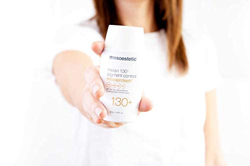 Mesoestetic Mesoprotech Melan Cream SPF 130+ Pigment Control-Protects Skin against UVB, UVA, HEV, IR-Facial Sunblock
