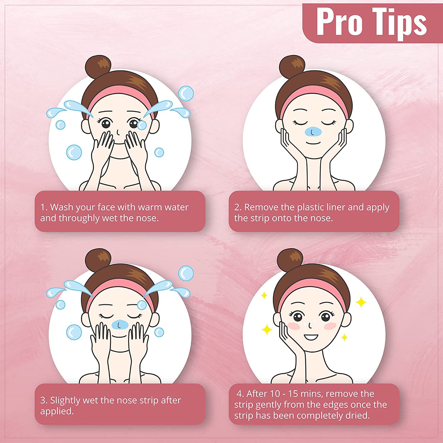 Look At Me Nose Pore Strips (2-Pack, 10 Nose Strips). Korean Skin Care Blackhead Remover with Lavender. K Beauty Pore Cleaner and Pore Extractor. Acne Mask for Blackhead Removal. Adhesive Pore Mask.