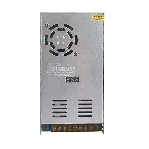 Xunba 500W DC Output 0-36V 15A Adjustable DC Power Voltage stabilization Converter Digital Display Voltage Regulator Transformer Switching Power Supply AC 110/220V (SD500-0-36)