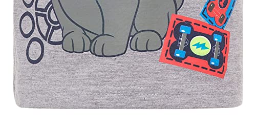 Disney Puppy Dog Pals Bingo Rolly Toddler Boys Athletic Graphic T-Shirt Mesh Shorts Set Gray 4T