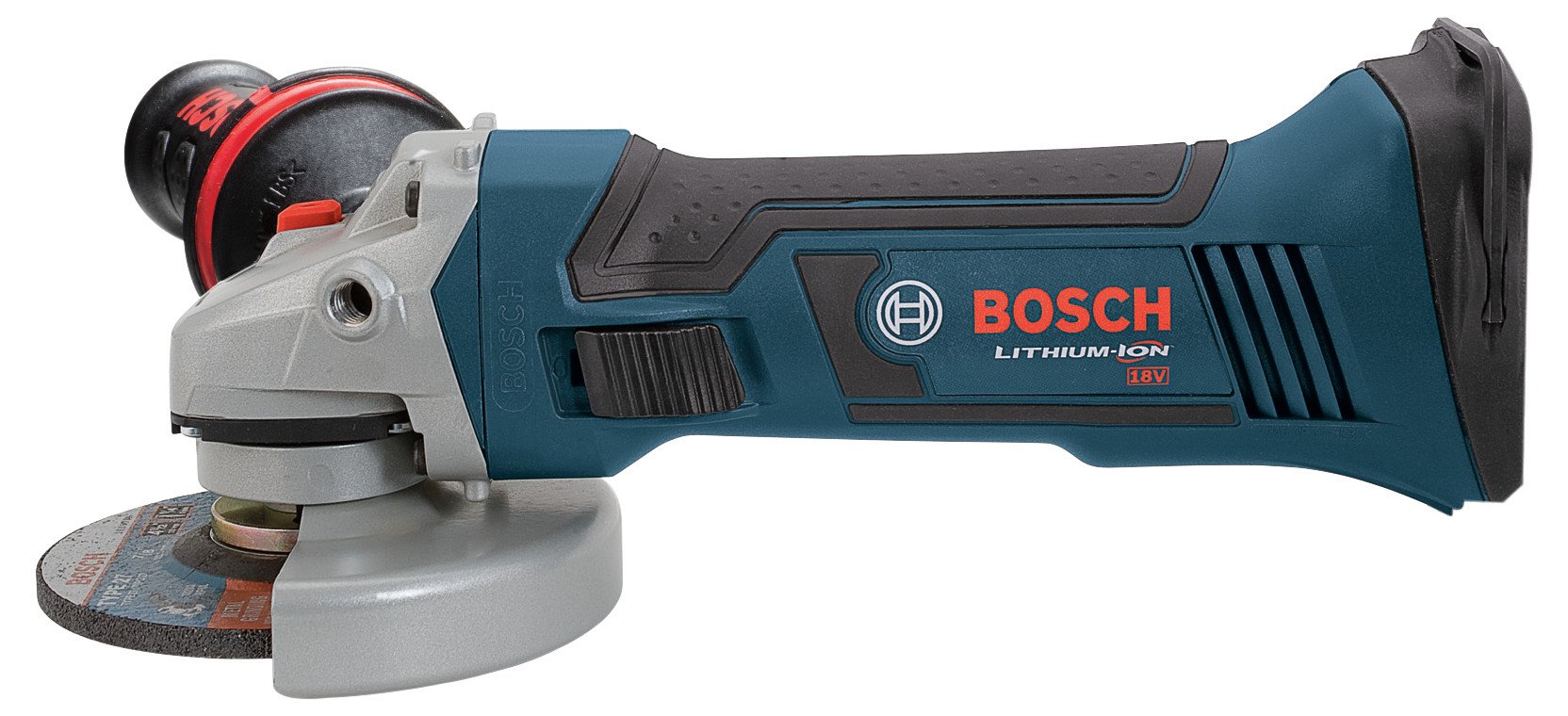 Bosch GBH18V-26K24A 18V Brushless SDS-plus Bulldog 1 In. Rotary Hammer Kit with Bosch GWS18V-45 18V 4-1/2 In. Angle Grinder (Bare Tool)