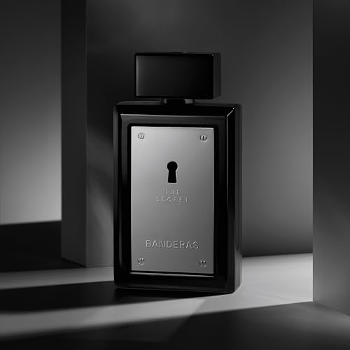 Banderas Perfumes - The Secret - Eau de Toilette for Men - Long Lasting - Elegant, Sexy and Masculine Fragance - Fruity and Leather Notes - Ideal for Day Wear
