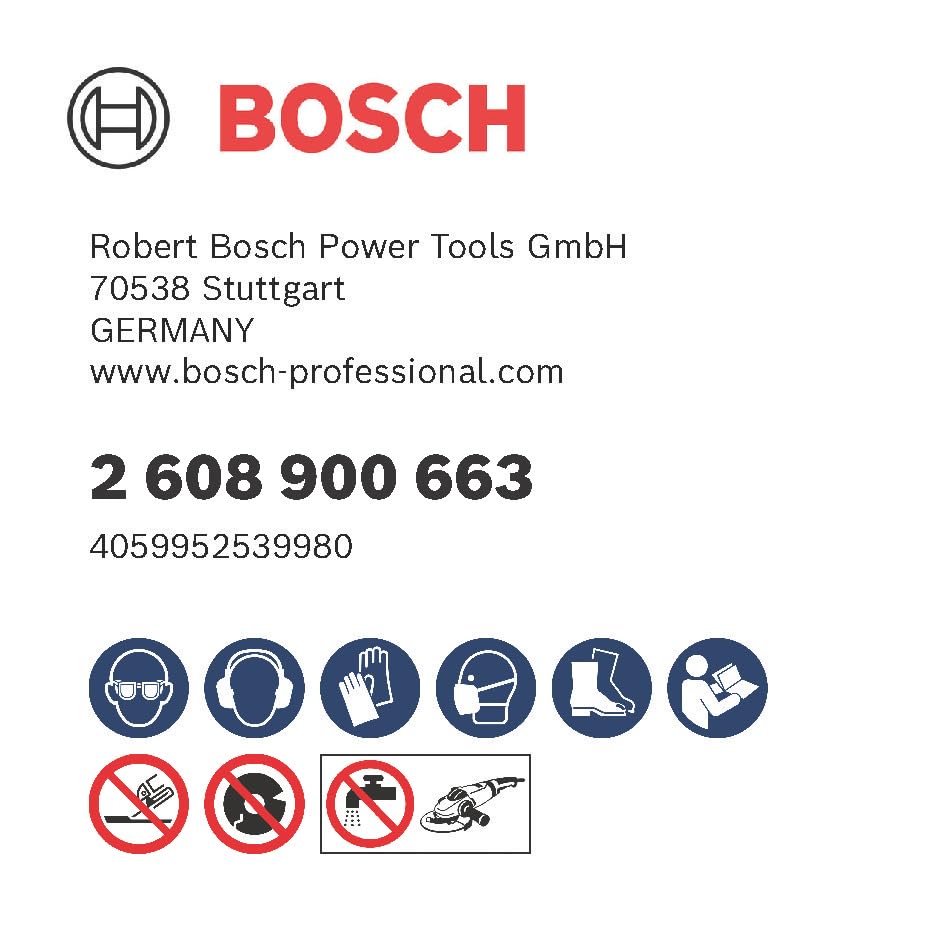 Bosch Professional 1x Expert MultiMaterial Diamond Cutting Disc (for Concrete, Ø 230 mm, Accessories Large Angle Grinder)