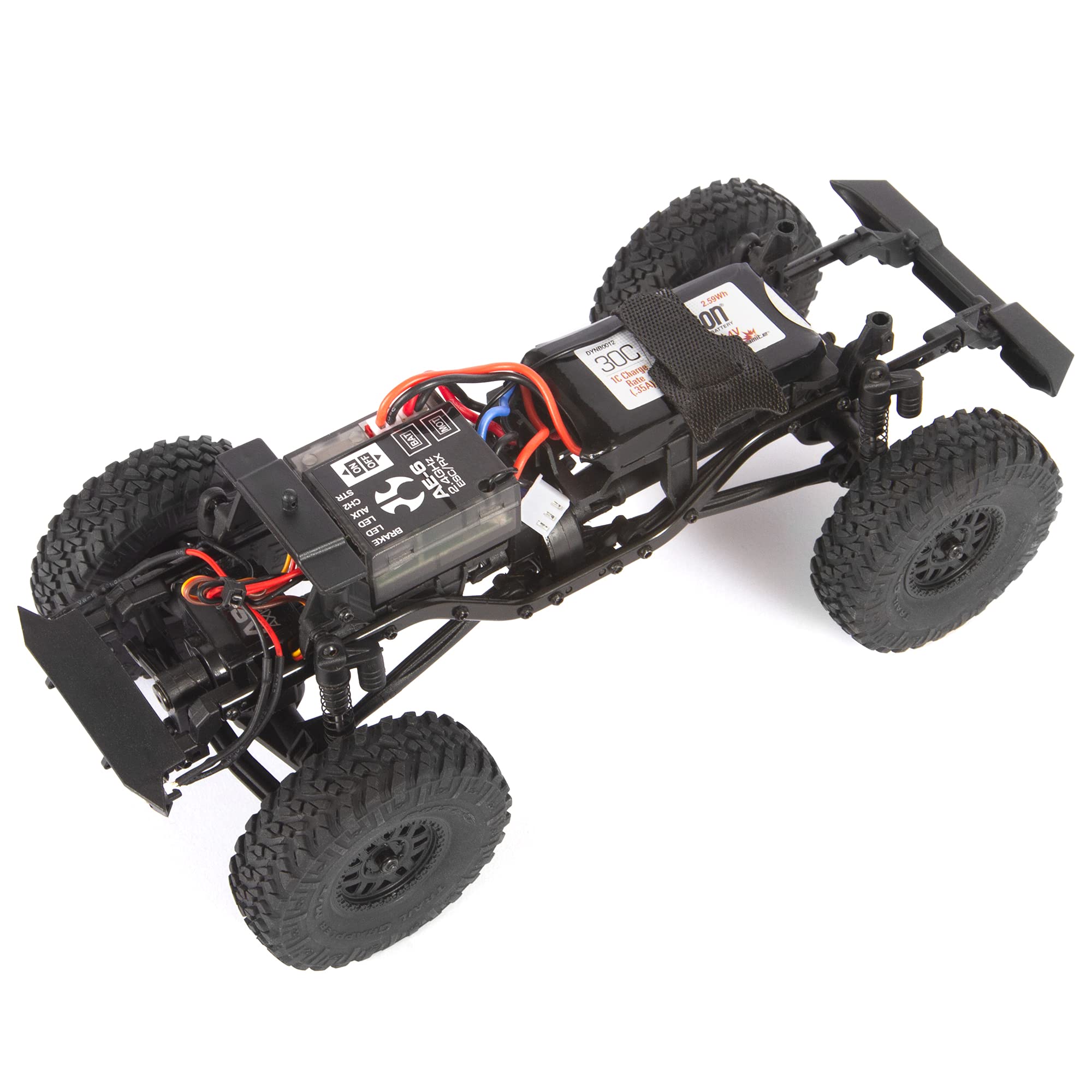 Axial RC Truck 1/24 SCX24 2019 Jeep Wrangler JLU CRC 4WD Rock Crawler Brushed RTR, White, AXI00002V2T1