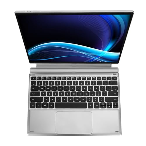 3K UHD Tablet, 12.3 Inch 2 in 1 Touchscreen Tablet Laptop, with J4125 Processor, with Magnetic Keyboard, BT5.0, WiFi for Win 10 (US Plug 8GB+512GB)