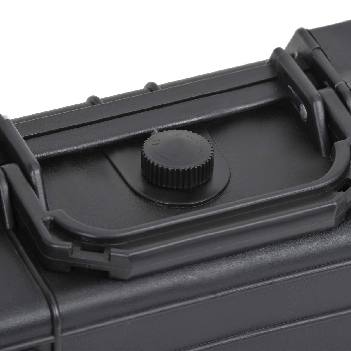 MEIJIA Portable Waterproof Protective Hard Case,Compact Camera Case with Customizable Fit Foam,Fit for Drones,Camera,Lens, 9.17inchx7.56inchx4.33inch, Black