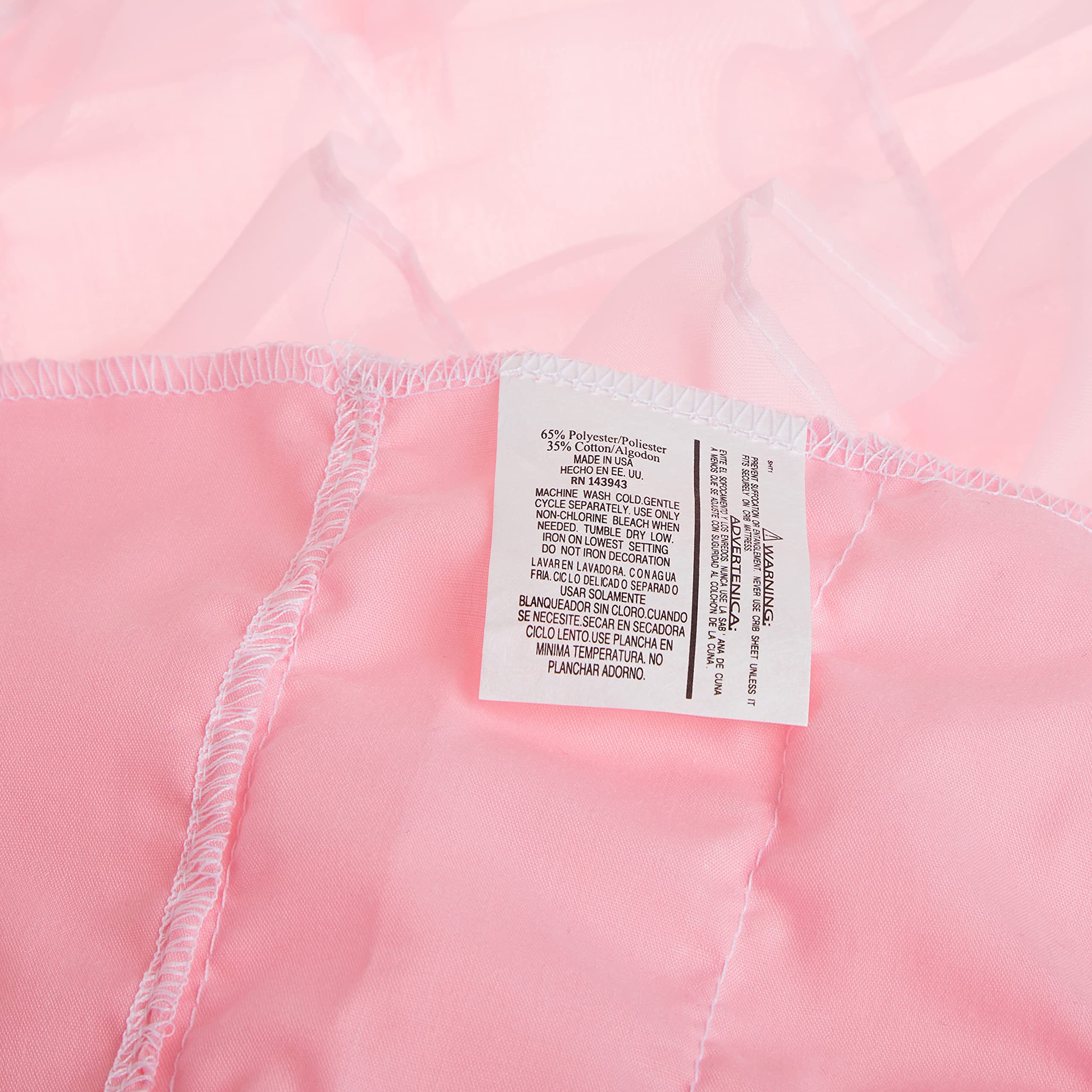 Baby Doll Bedding Layered Window Valance, Pink