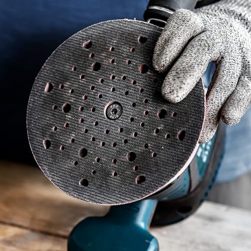 Bosch Professional 1x Expert Multihole Backing Pad for Bosch (Version soft, Ø 150 mm, Accessories Random Orbital Sander)