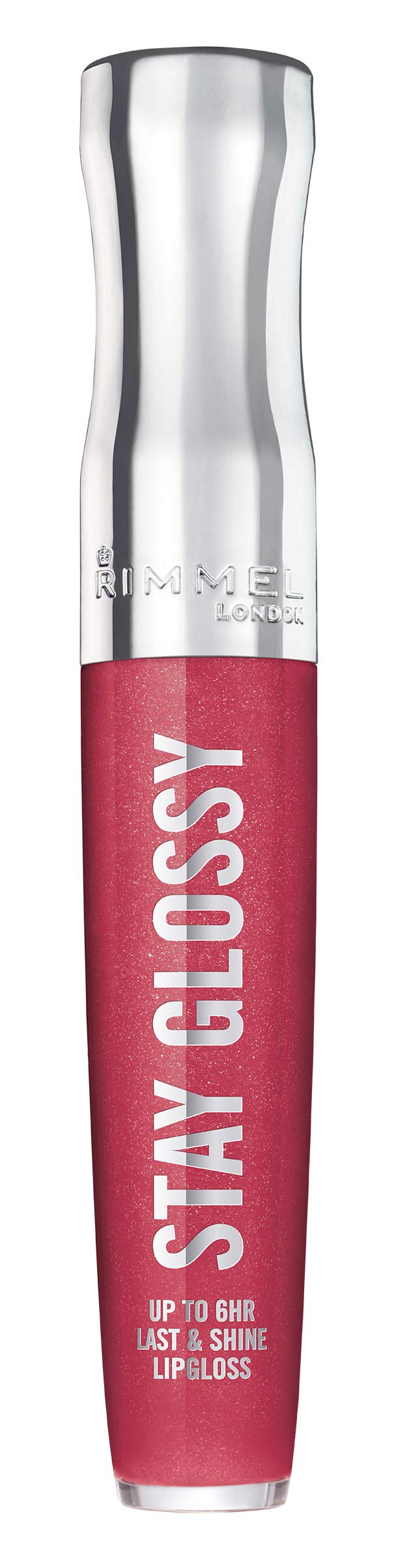Rimmel Stay Glossy Lip Gloss - Non-Sticky and Lightweight Formula for Lip Color and Shine - 500 Rulebreaker, .18oz