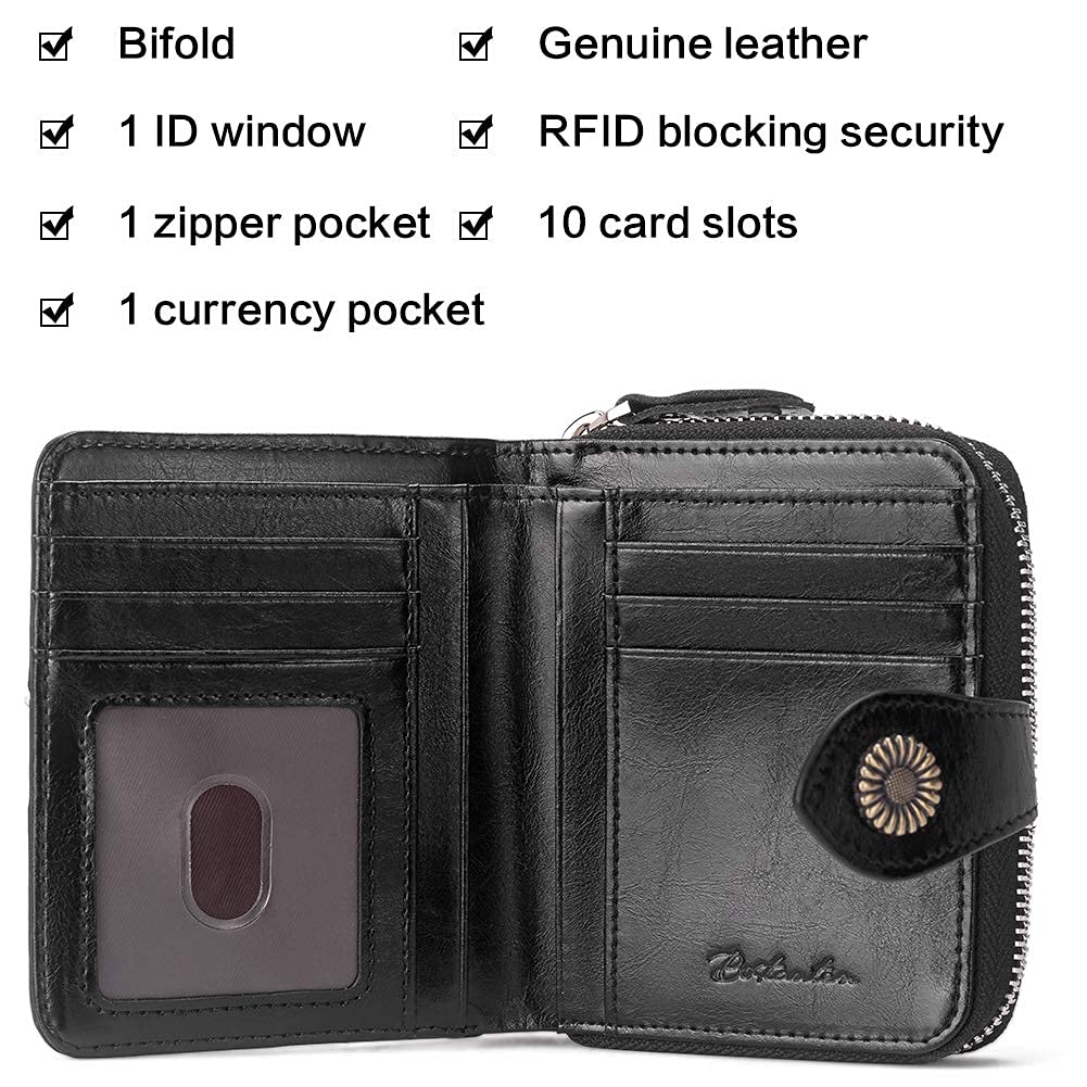 BOSTANTEN Genuine Leather Hobo Handbags bundle Women Leather Wallet