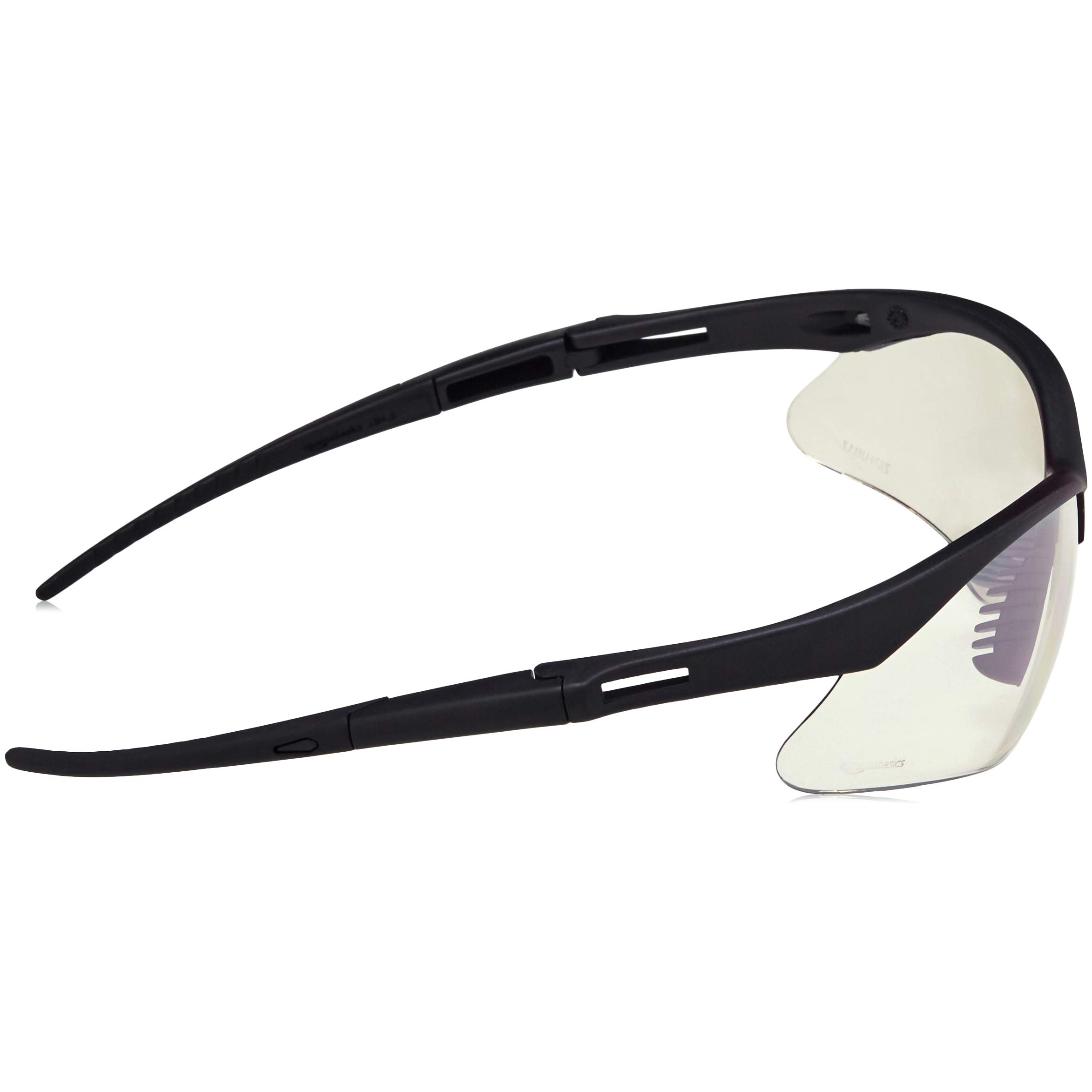 Amazon Basics Anti-Scratch Safety Glasses, UV-Resistant, Indoor/Outdoor Clear Mirror Lens, 3-Count