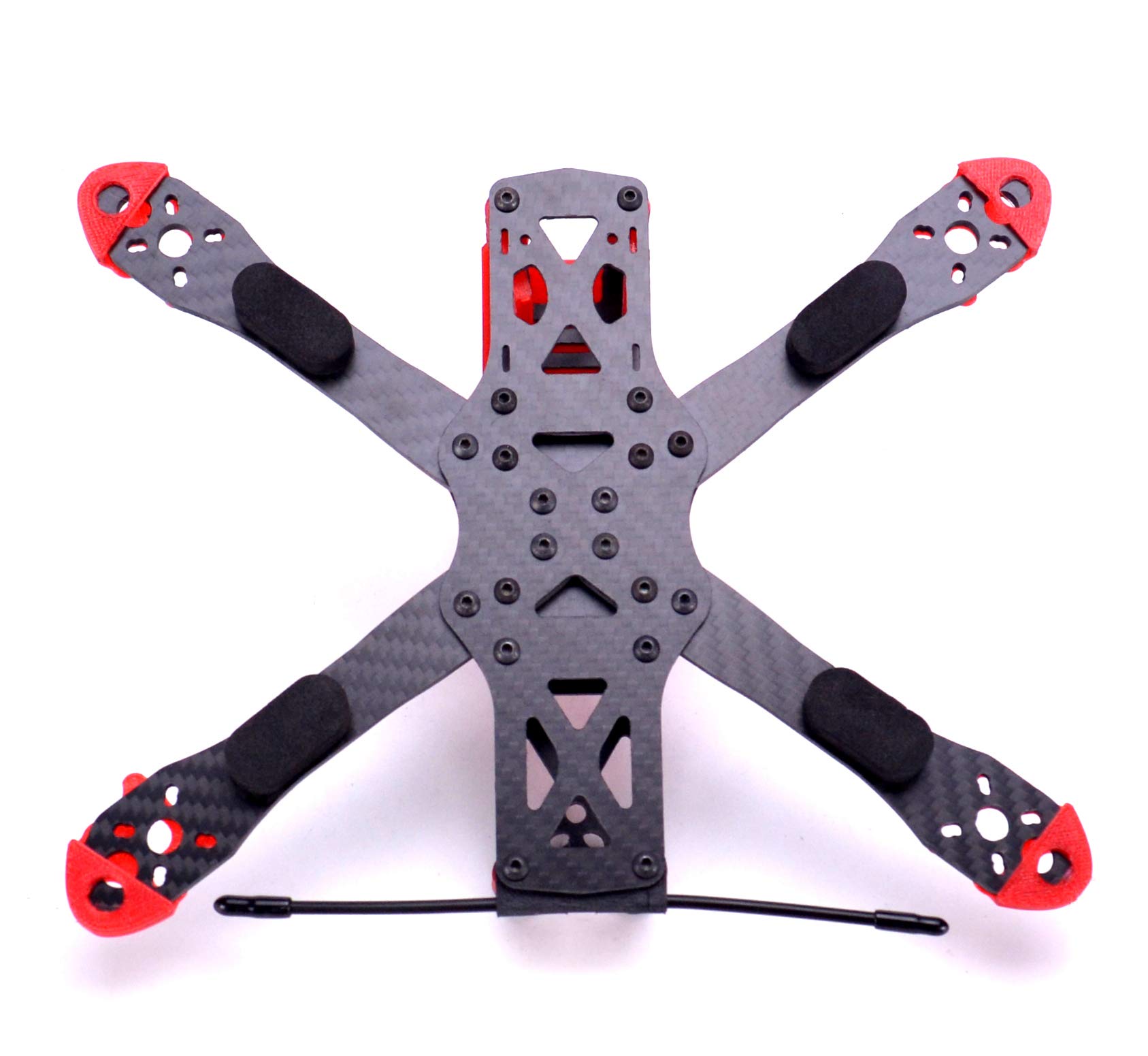 225mm FPV Racing Drone Frame 5inch Carbon Fiber Quadcopter Frame Kit with 3D Printed Camera Mount for Gopro