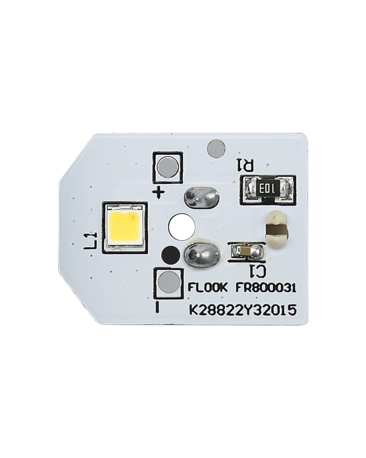 EMIHO WR55X11132 Refrigerator Light Bulb Fit for GE Refrigerator, LED Light Replace WR55X25754 WR55X30602 PS4704284 AP6261806 AP5646375, No Cover Only LED PCB Board