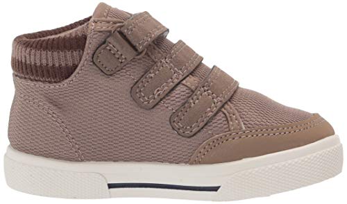 Simple Joys by Carter's Daniel High-Top Sneaker, Khaki Tan, 12 US Unisex Little Kid