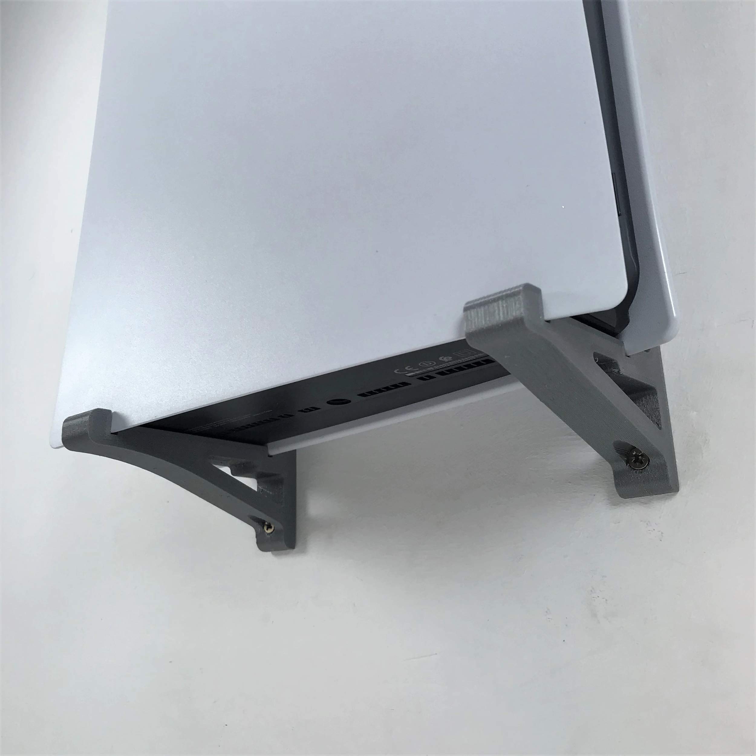 3D Cabin PS5 Wall Mount Wall Bracket Holder Stand for Play Station 5 Digital Triple Support Any Orientation Black Left